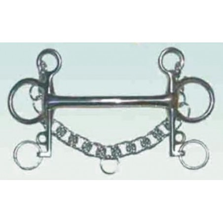 Mors pelham droit en acier inoxydable - Mors - Tracthorse